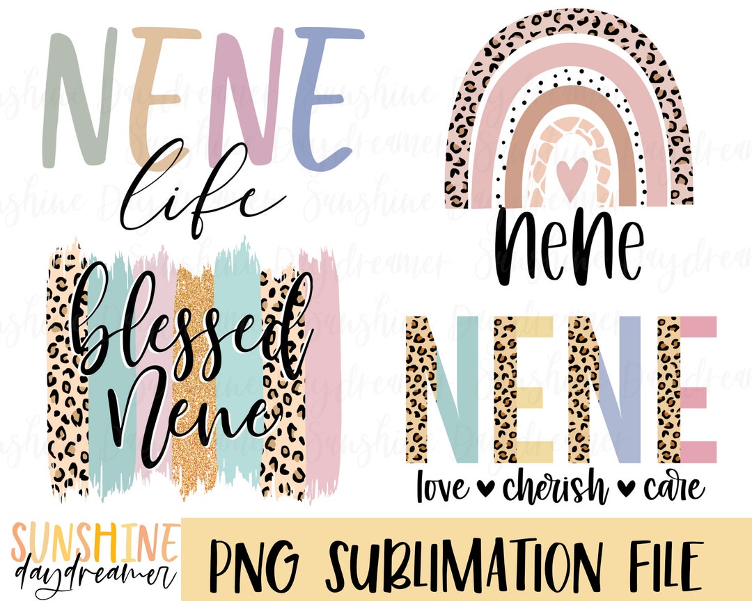 Nene Sublimation PNG Bundle: Shirt Design (digital Download) - Etsy