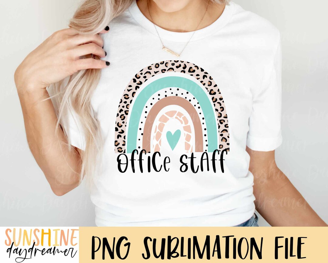 Office Staff Sublimation PNG, School Shirt Sublimation File, Office ...