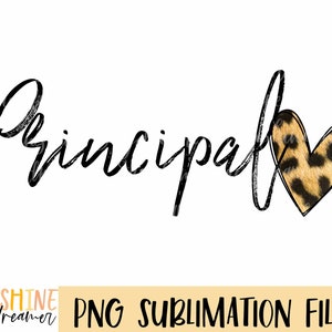 Principal Sublimation PNG, Principal Bundle Sublimation File, Teacher ...