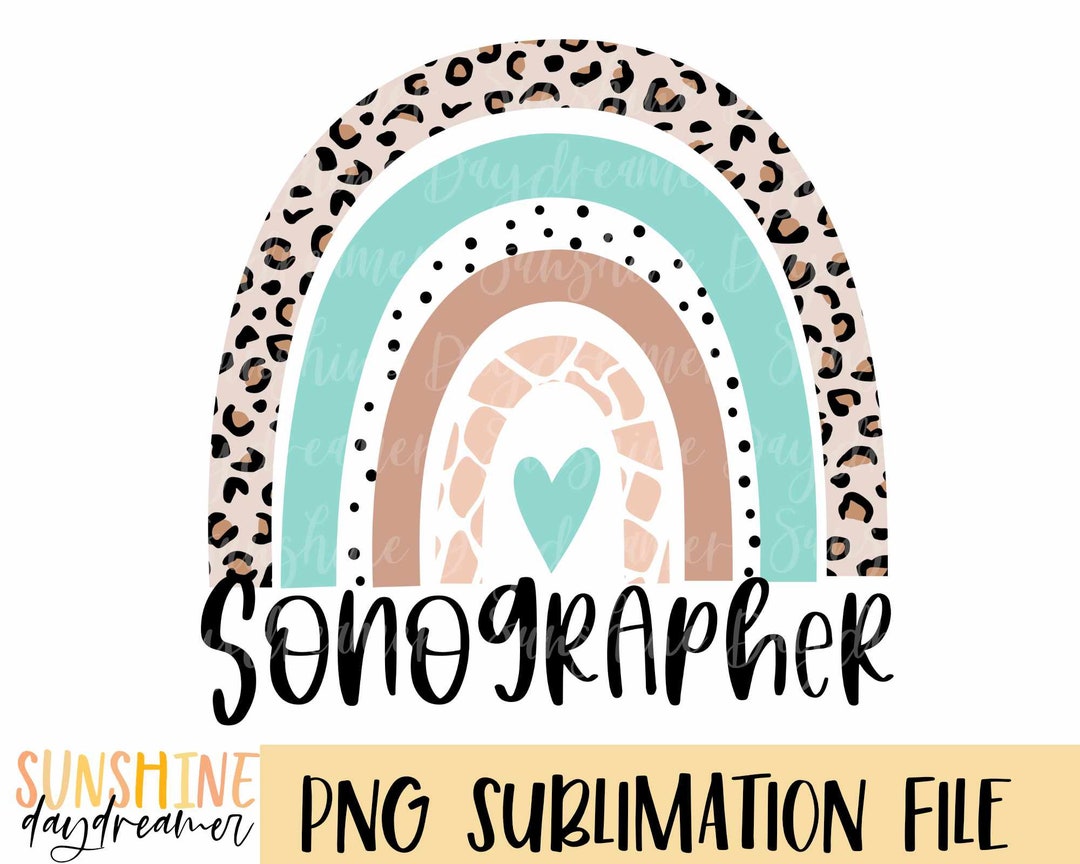 Sonographer Sublimation PNG Radiology Shirt Sublimation File - Etsy