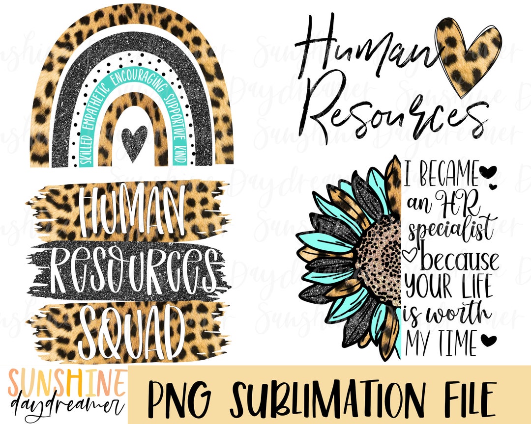 Human Resources Sublimation PNG, Human Resources Bundle Sublimation ...
