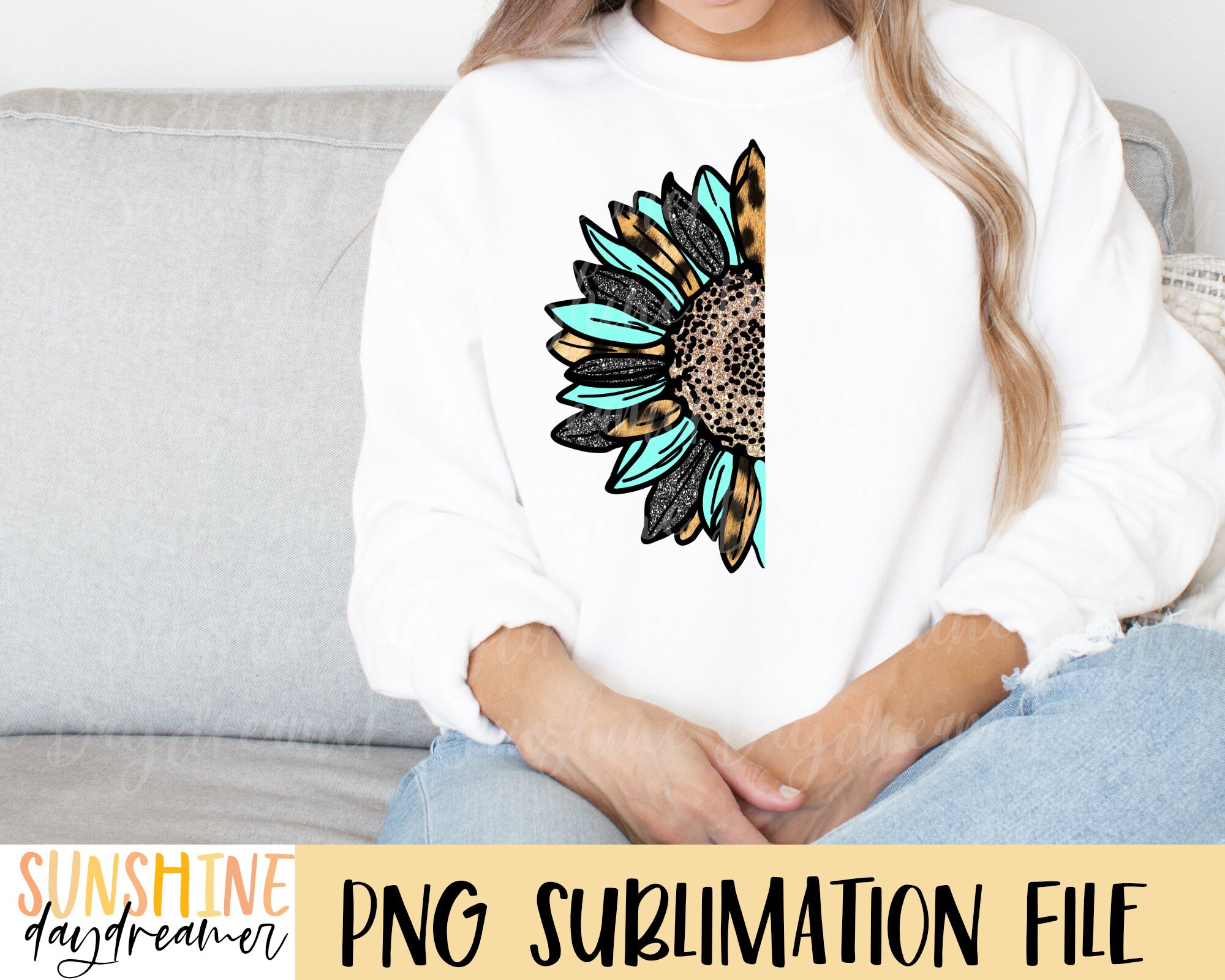 Sunflower Set Sublimation PNG Sunflower Background - Etsy
