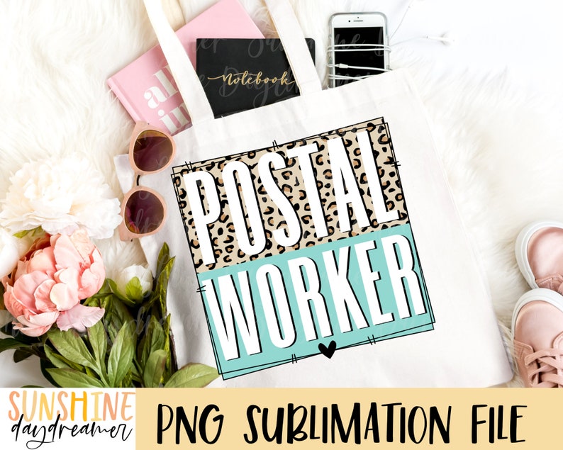 Postal Worker Sublimation PNG Postal Life Sublimation File - Etsy