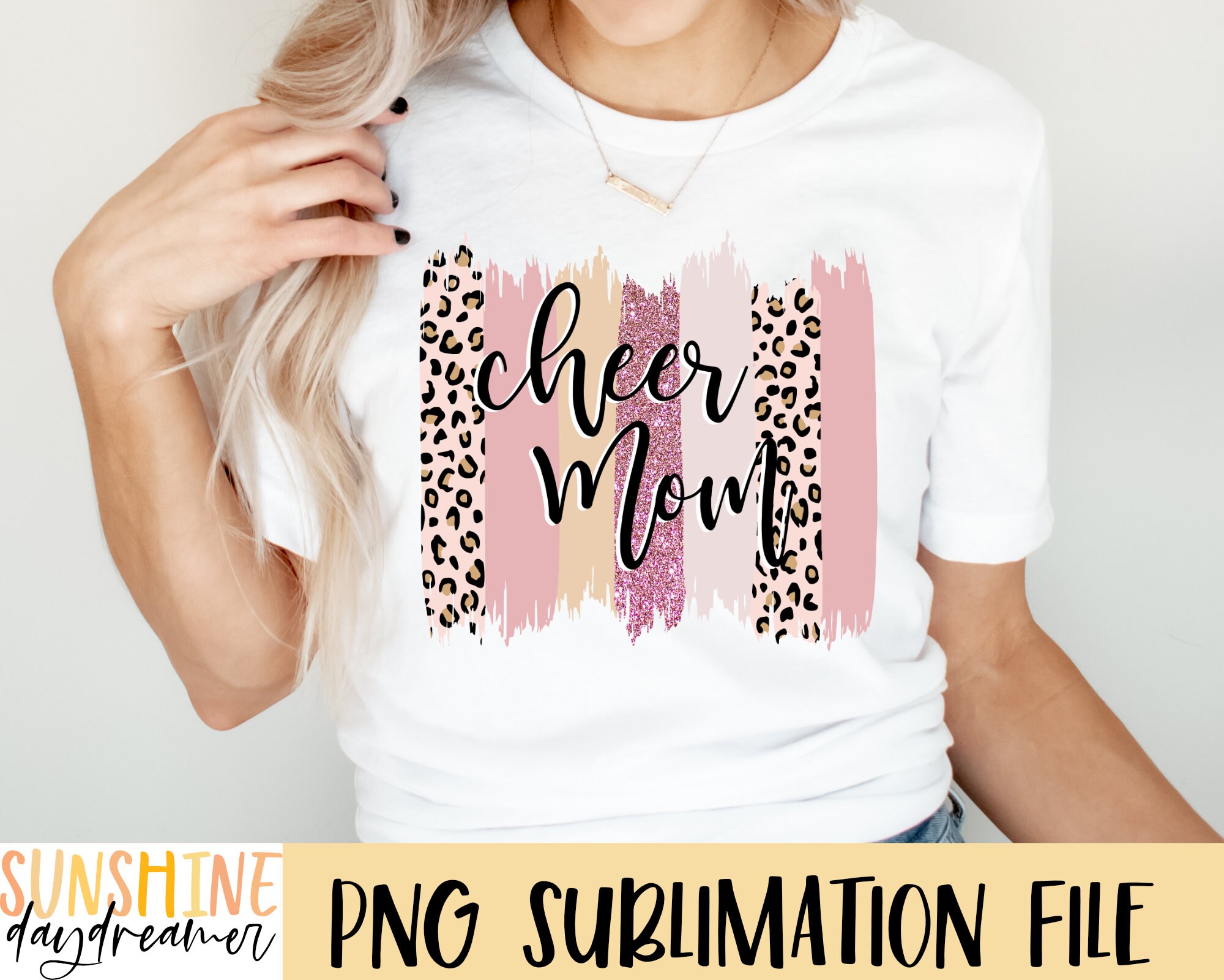Cheer Mom Sublimation PNG Brush Stoke Sublimation File - Etsy