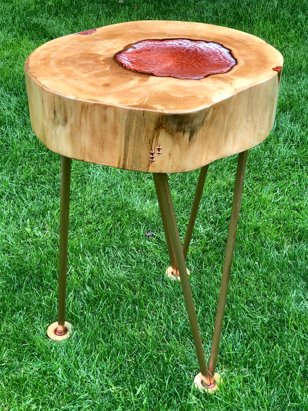Bright Copper Living Room Coffee Table - Etsy