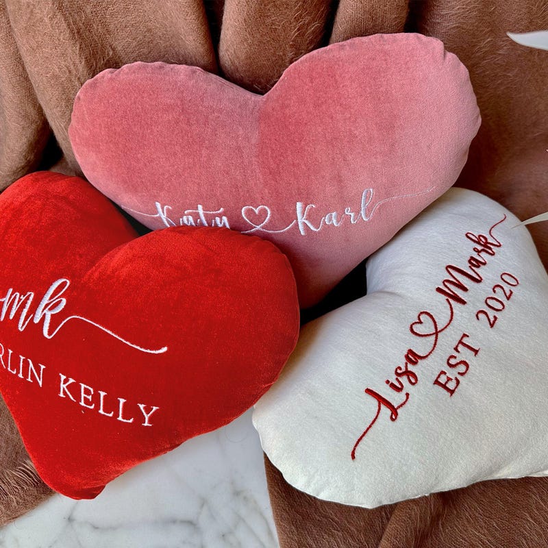 Heart Shaped Pillows - Etsy