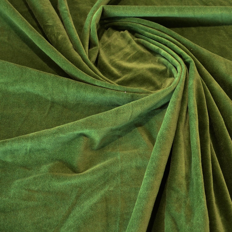 Dusty Mustard Cotton Velvet Fabric | Upholstery, Drapery & Craft ...