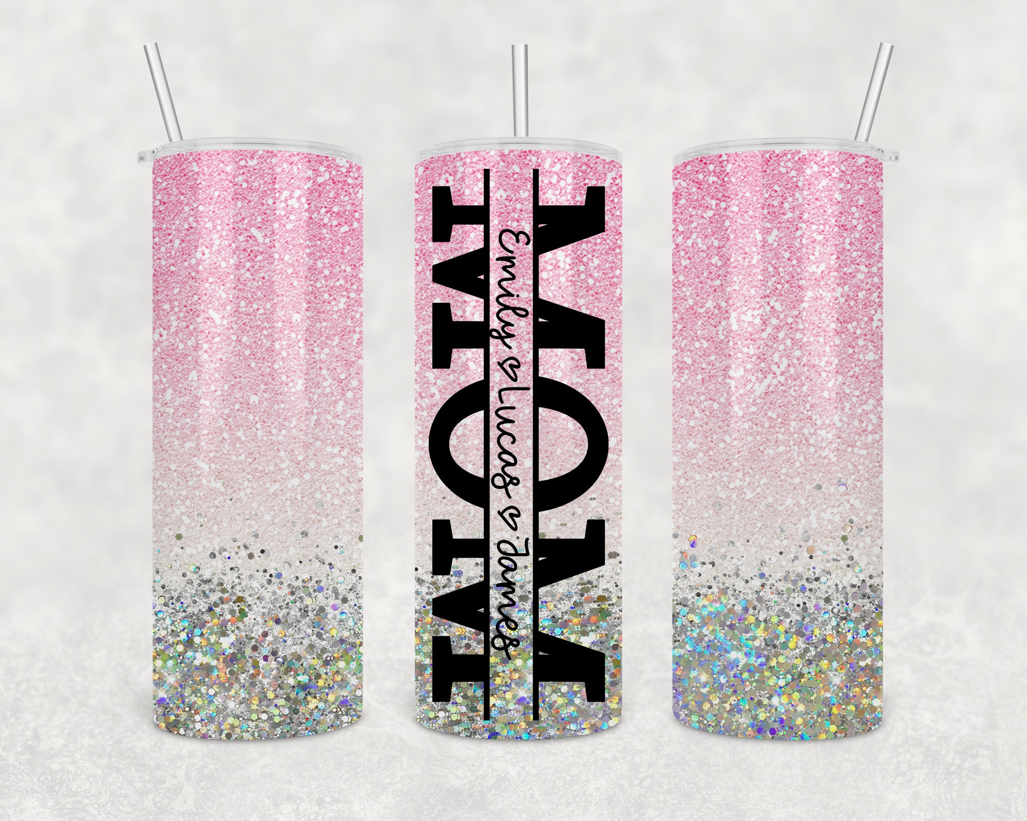 20 Oz Skinny Tumbler Sublimation Design For Mothers Day Etsy