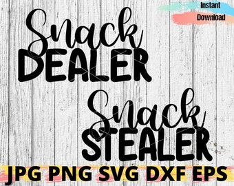 Snack Dealer Svg | Etsy