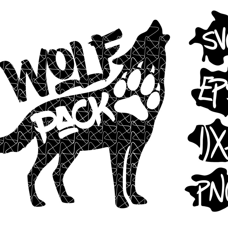 Wolf Paw Print - Etsy