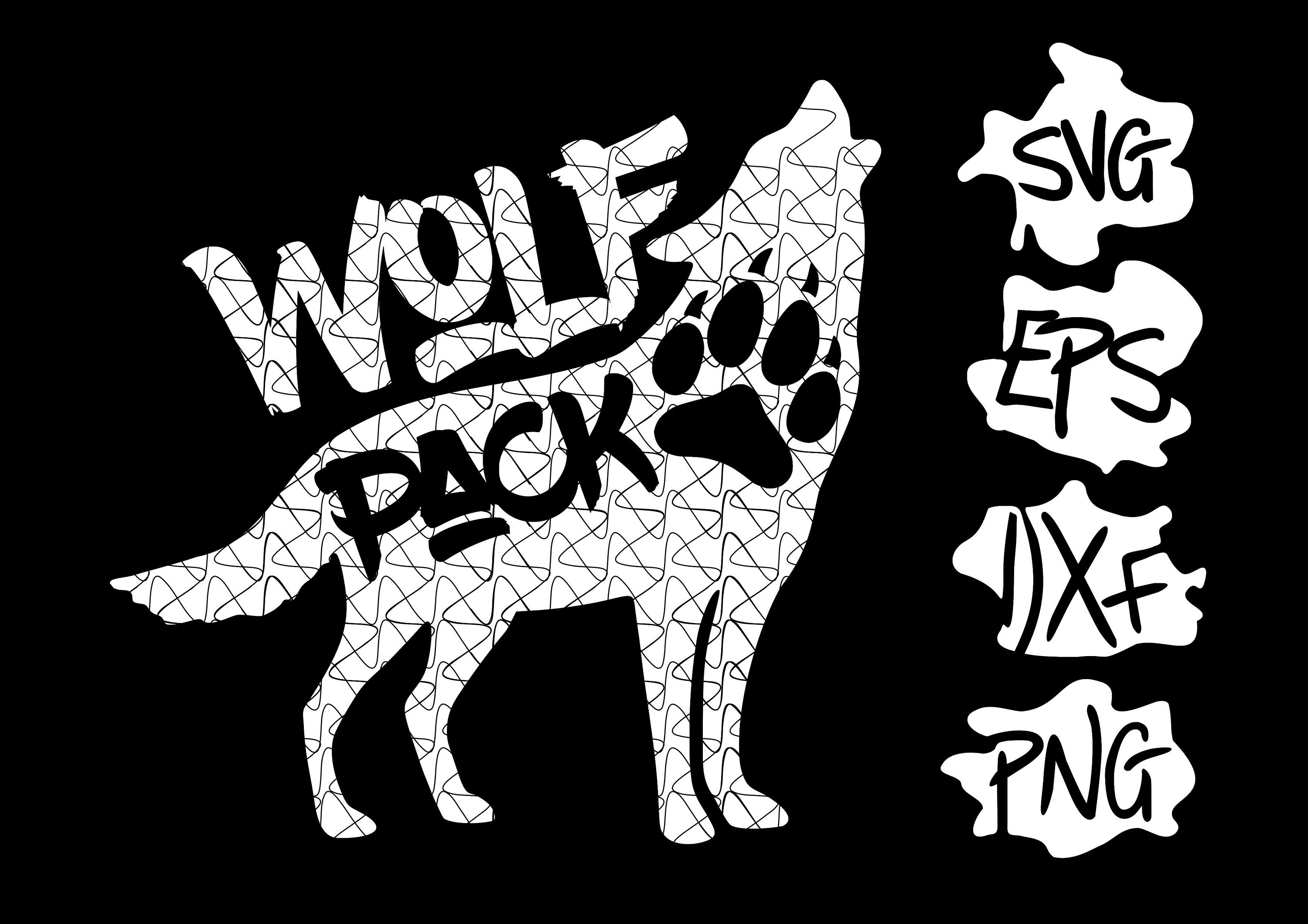 Wolf Pack SVG Wolf Svg Wolf Paw Print Svg Howling Wolf - Etsy