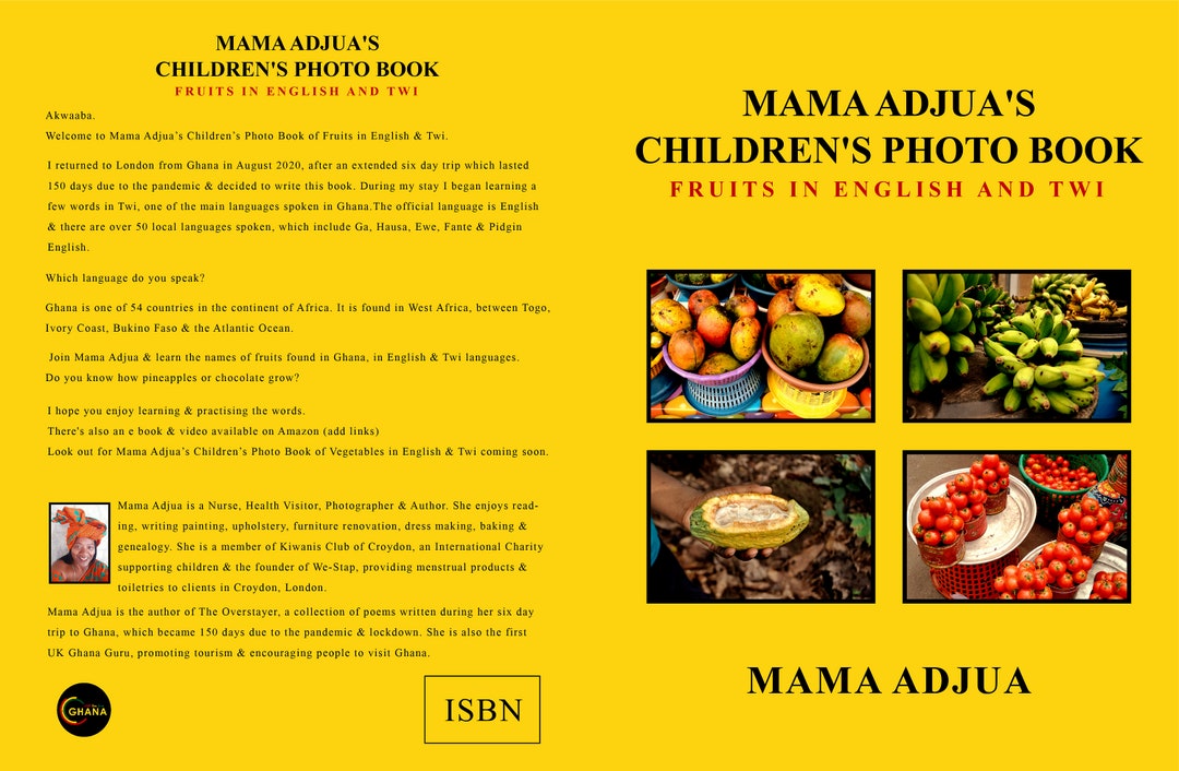 Children's Book Fruits in English and Twi /english and Twi Kids Book ...
