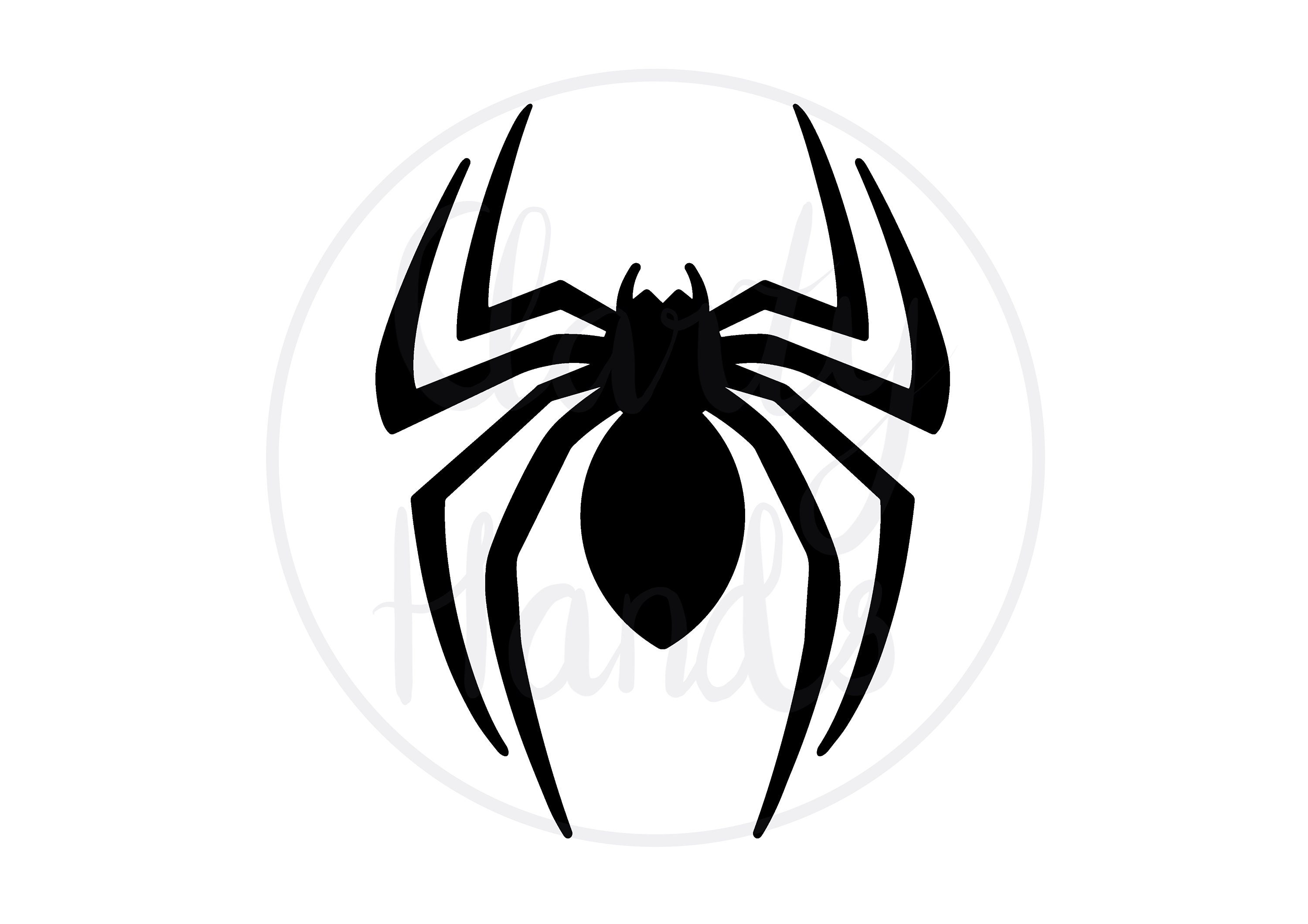 Halloween Spider SVG | Spooky Spider Silhouette | Superhero Digital ...