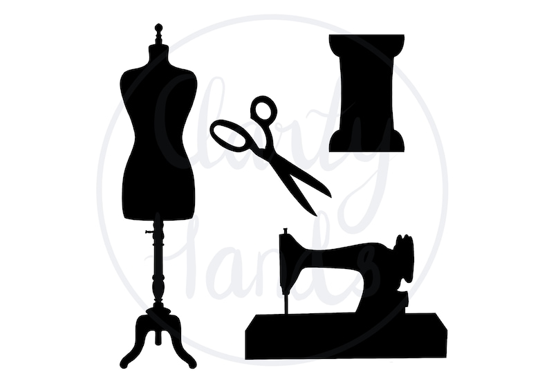 Sewing Icon Bundle | Sewing Clip Art | Sewing SVG | Mannequin SVG | Cut ...