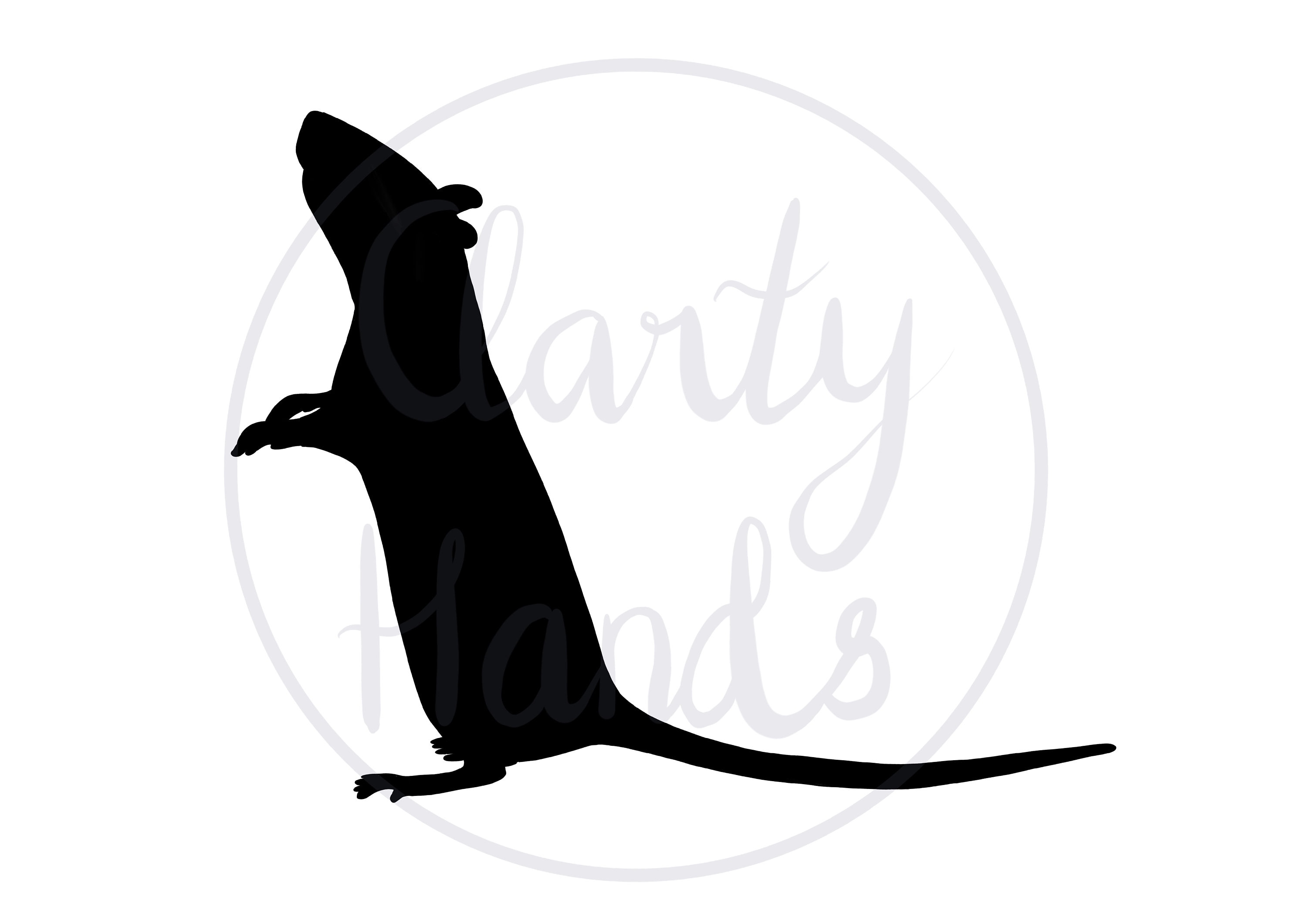 Rat Cut File | Rat Clip-art | Rat Silhouette | Commercial Licence ...