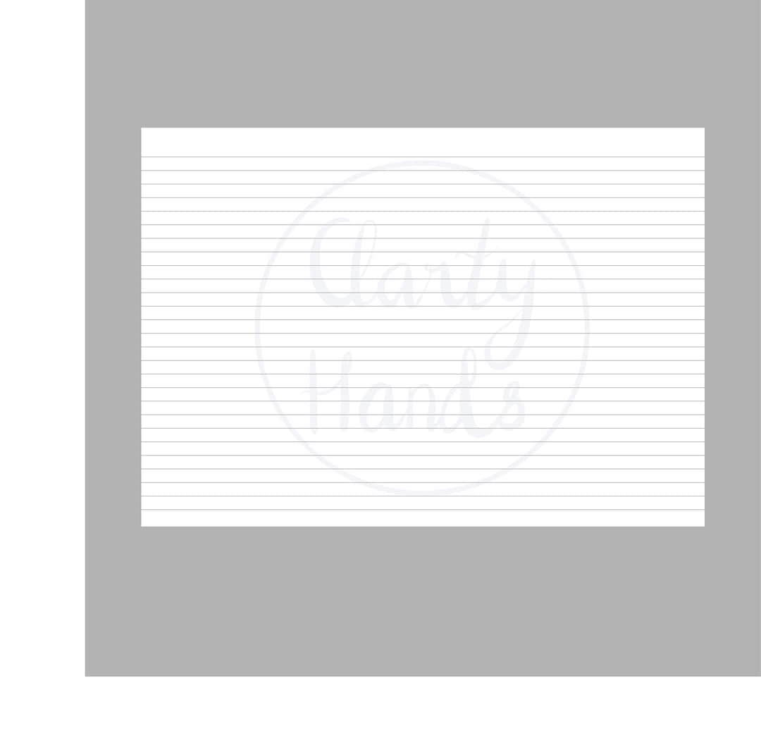 A4 Printable Sheet of College Ruled Paper With Gray Lines | Grey Ruled ...