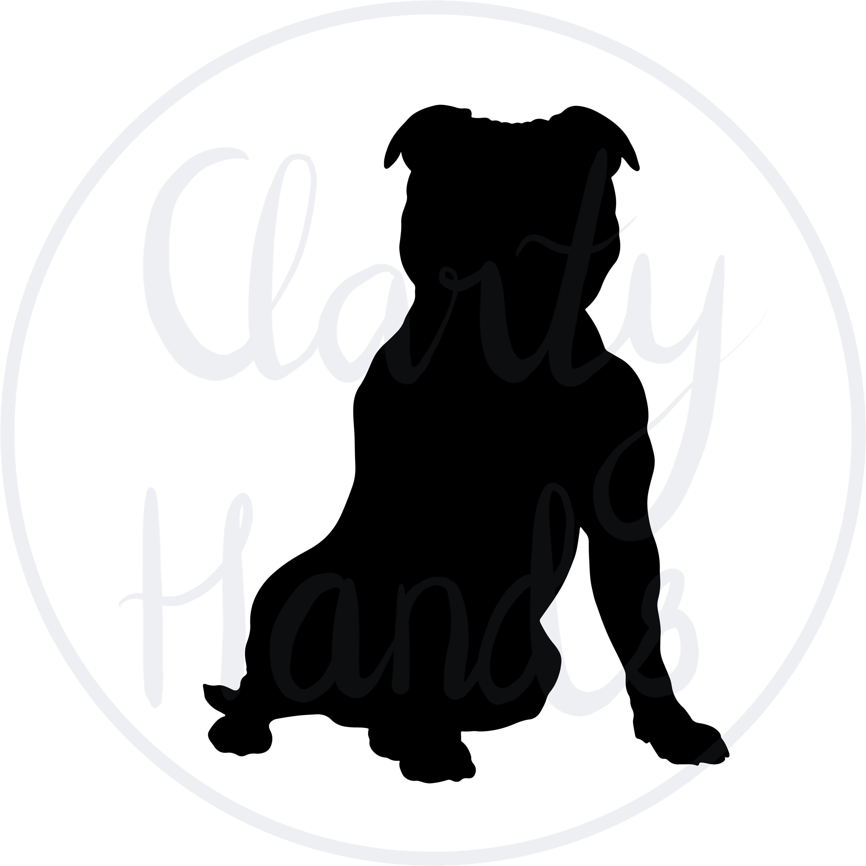 Sitting Staffy SVG | Staffordshire Bull Terrier SVG | Dog Sitting ...