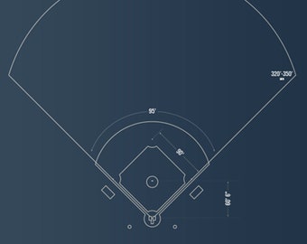 Baseball Infield Diagram
