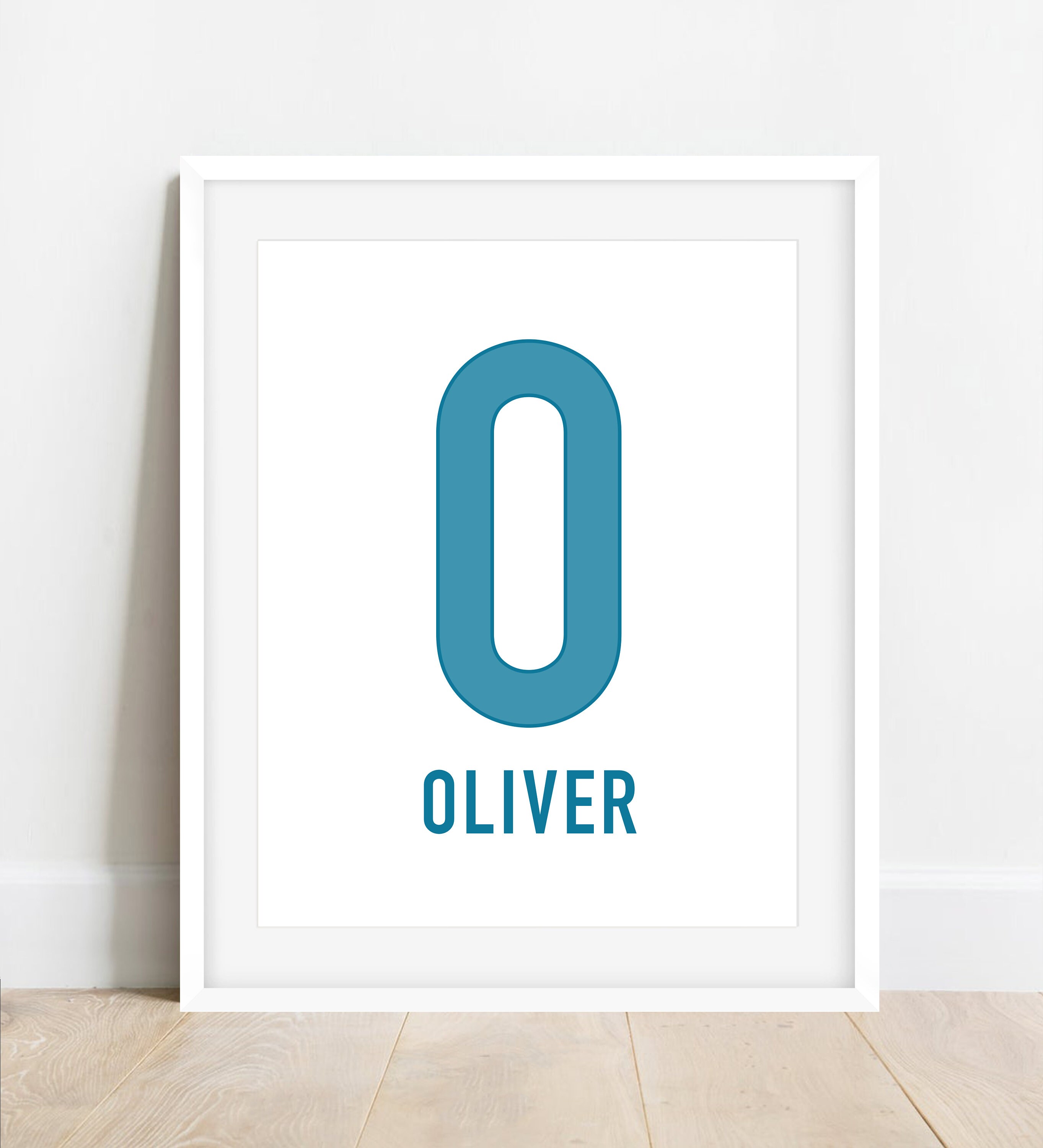 Personalized Letter and Name Poster, Kids Wall Art, Room Decor, Bedroom ...