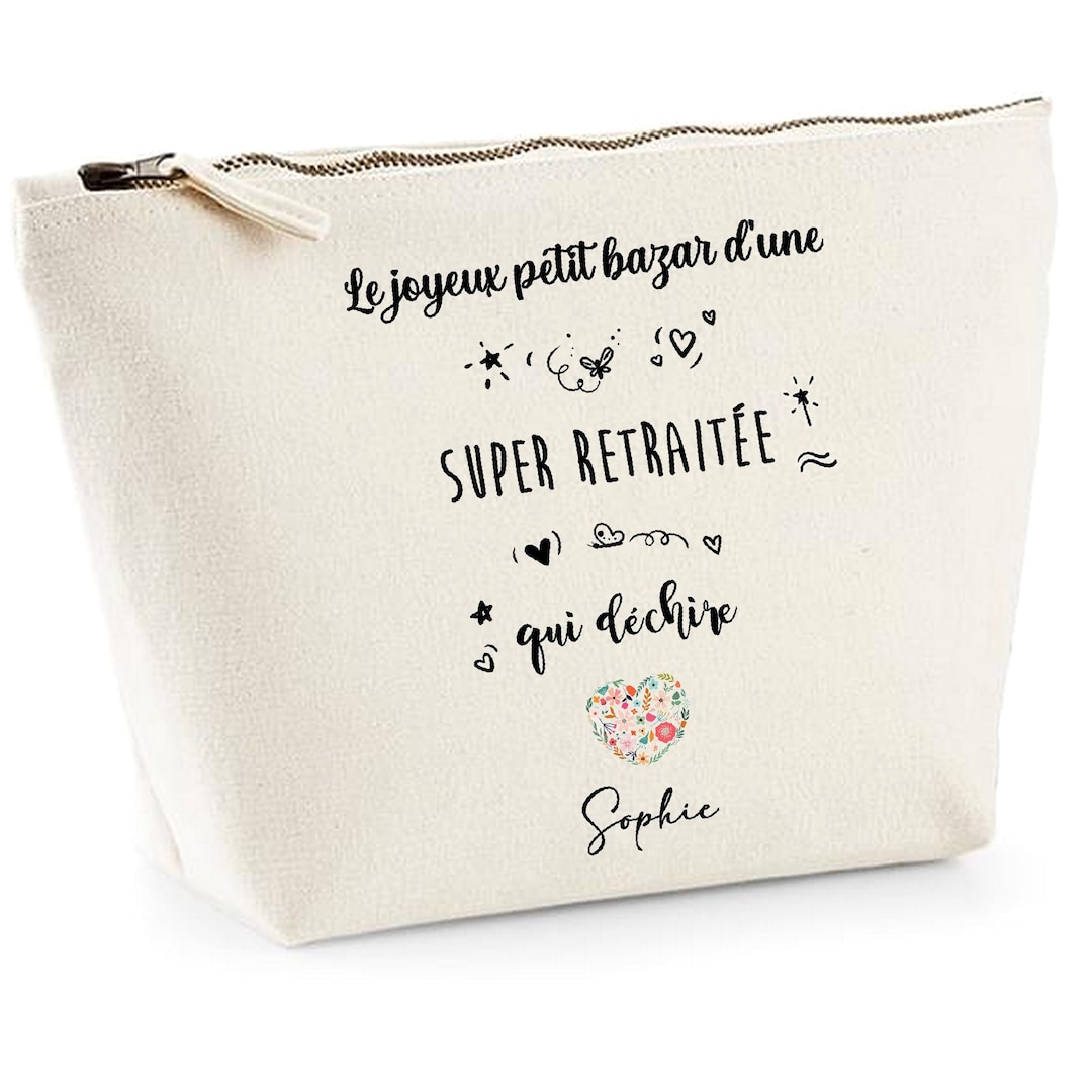 Cadeau départ en retraite, pochette retraitée personnalisée, cadeau ...
