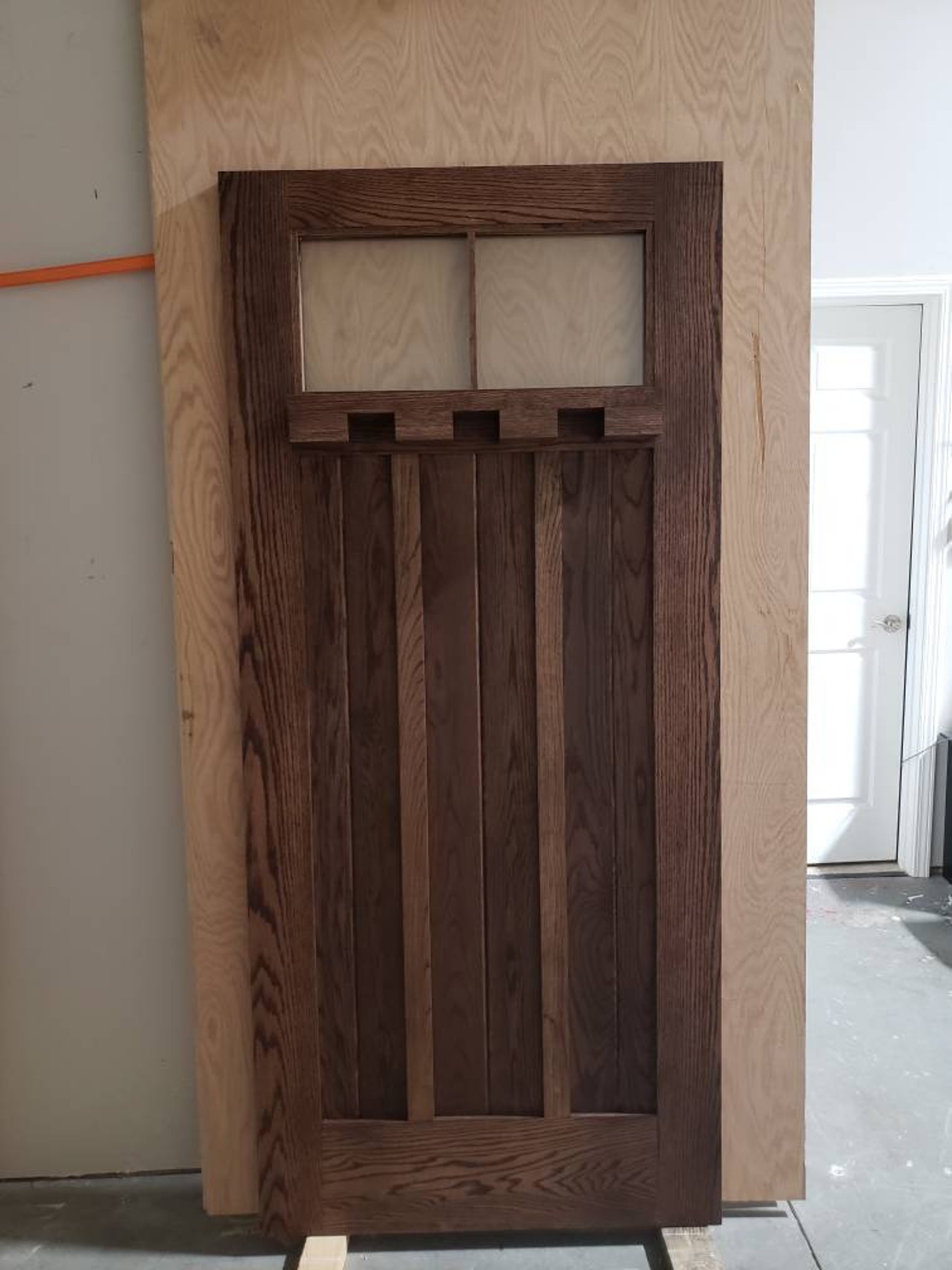 Solid Wood Slab Front Door - Etsy
