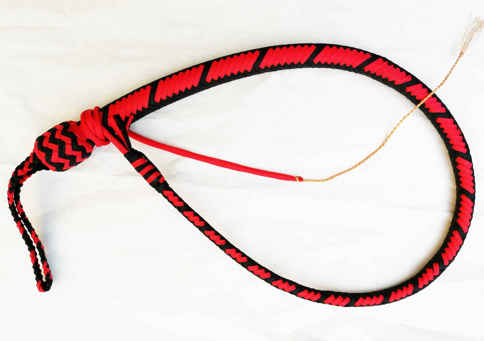 Nylon Shot Loaded Red/black Snake Whip Self Defense Whip - Etsy