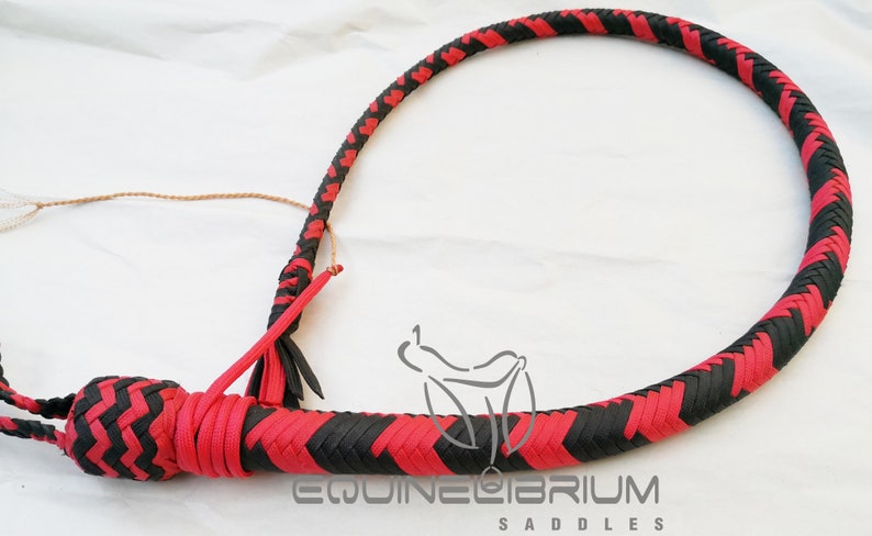 Nylon Shot Loaded Red/black Snake Whip Self Defense Whip | Etsy