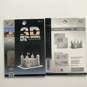 3D Metal Model KITS DIY Miniatures Buildings Instruments Laser Cut DIY ...
