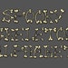Skeleton Bones Font Letter Alphabet ABC Cartoon PNG for Children's ...