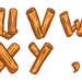 Wood Log Tree Woodland Font Letter Alphabet ABC Cartoon PNG for ...