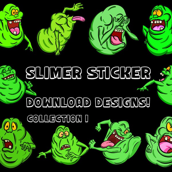Slime Stickers - Etsy
