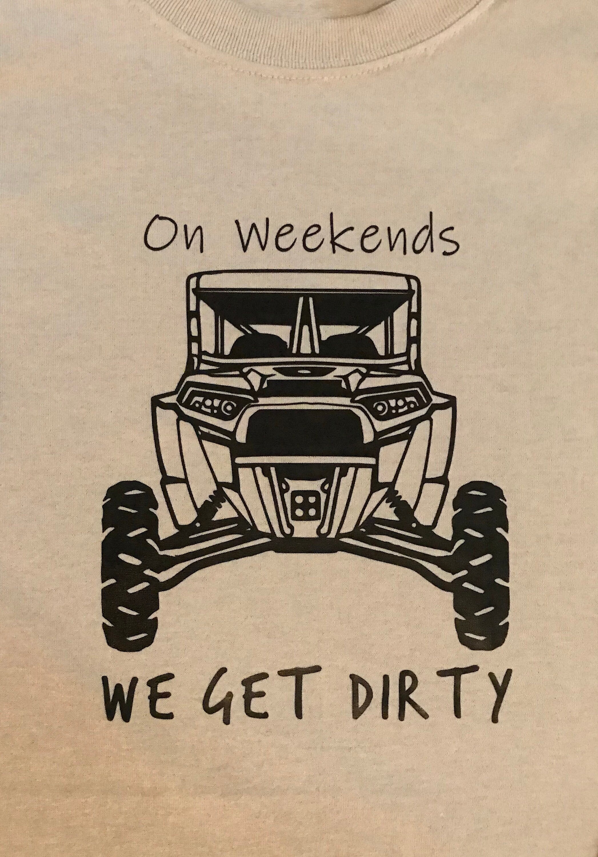 On Weekends We Get Dirty Svg File - Etsy