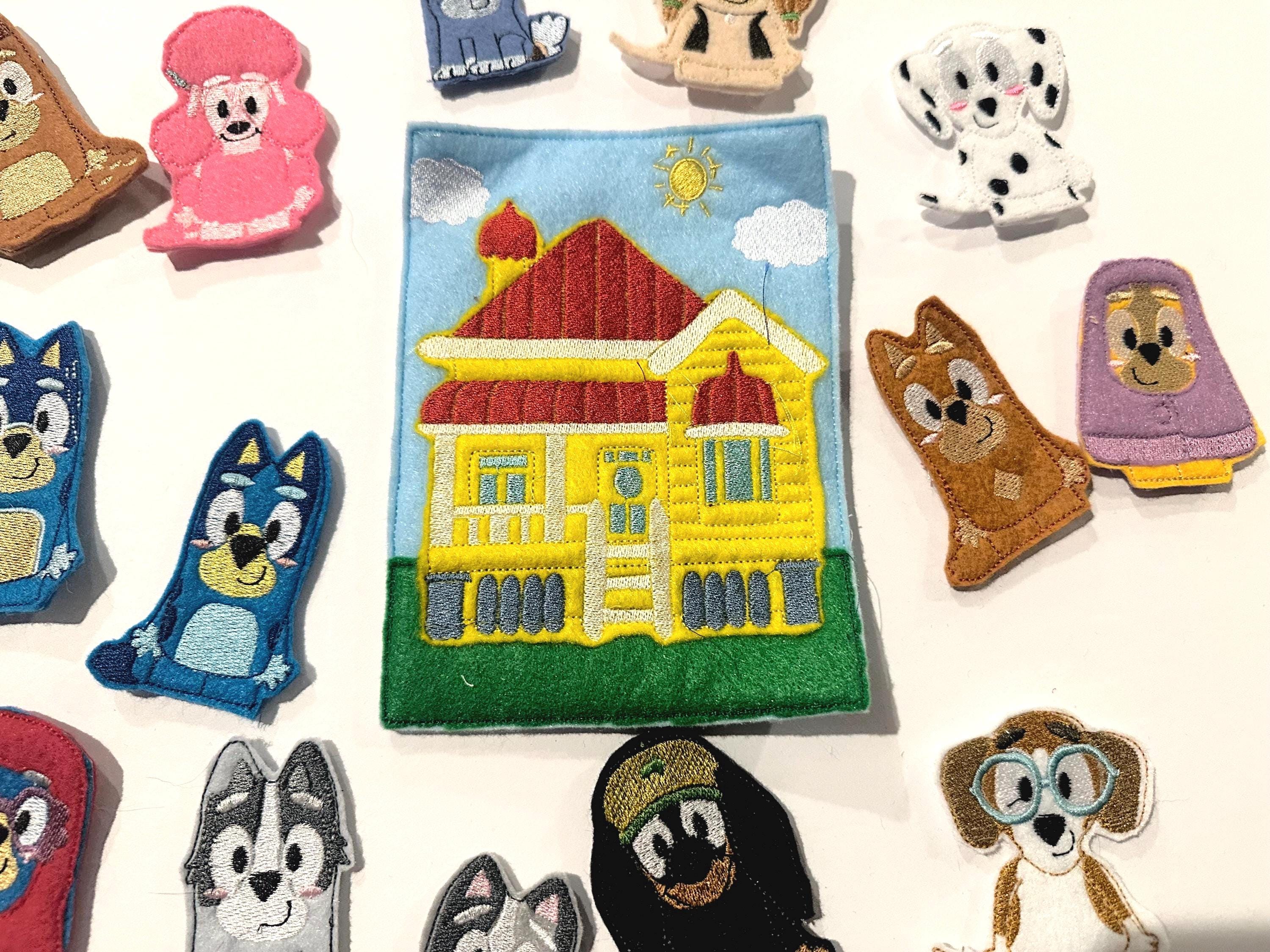 Bluey Finger Puppets - Etsy