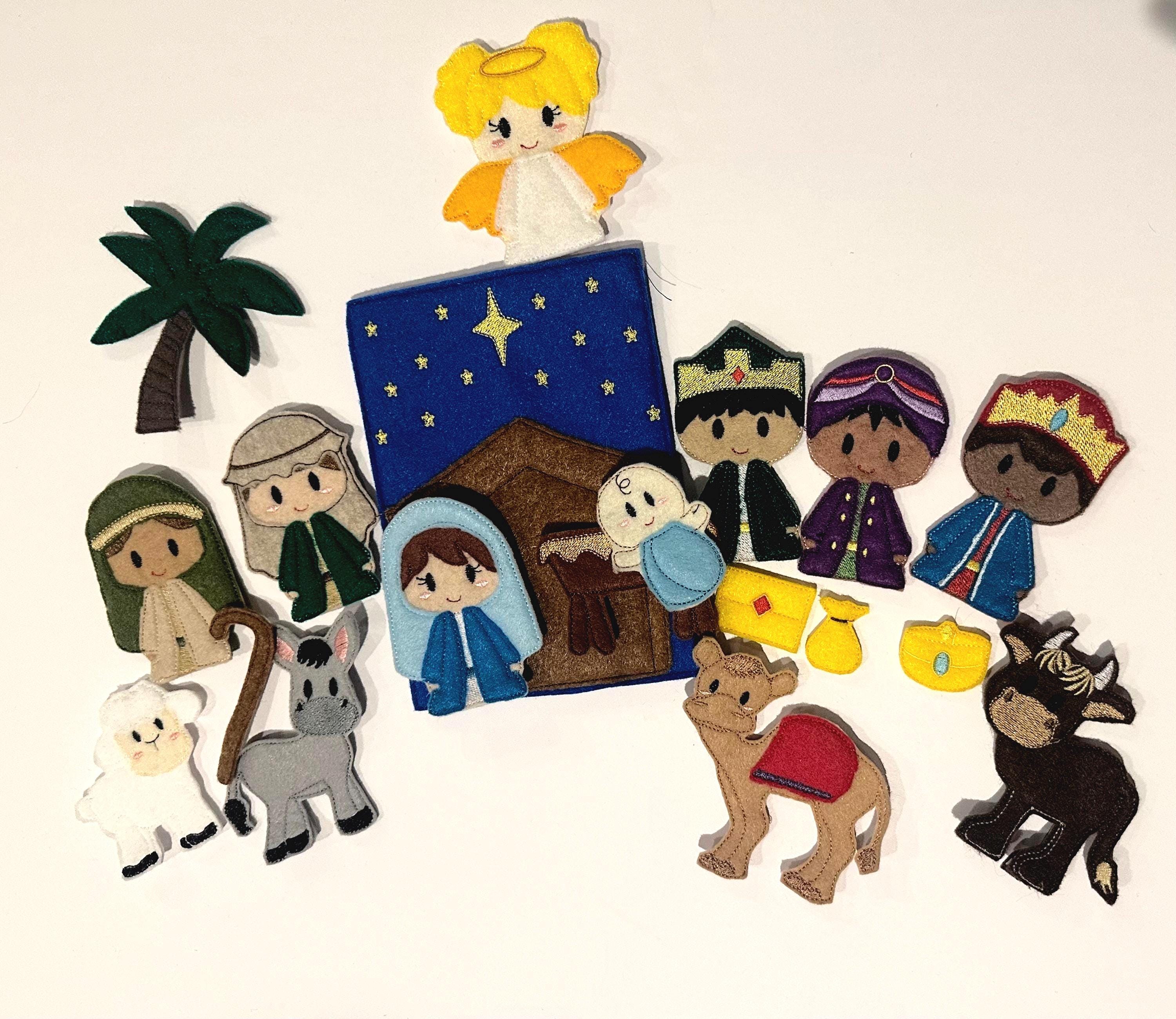 Nativity Set Finger Puppet Set - Etsy