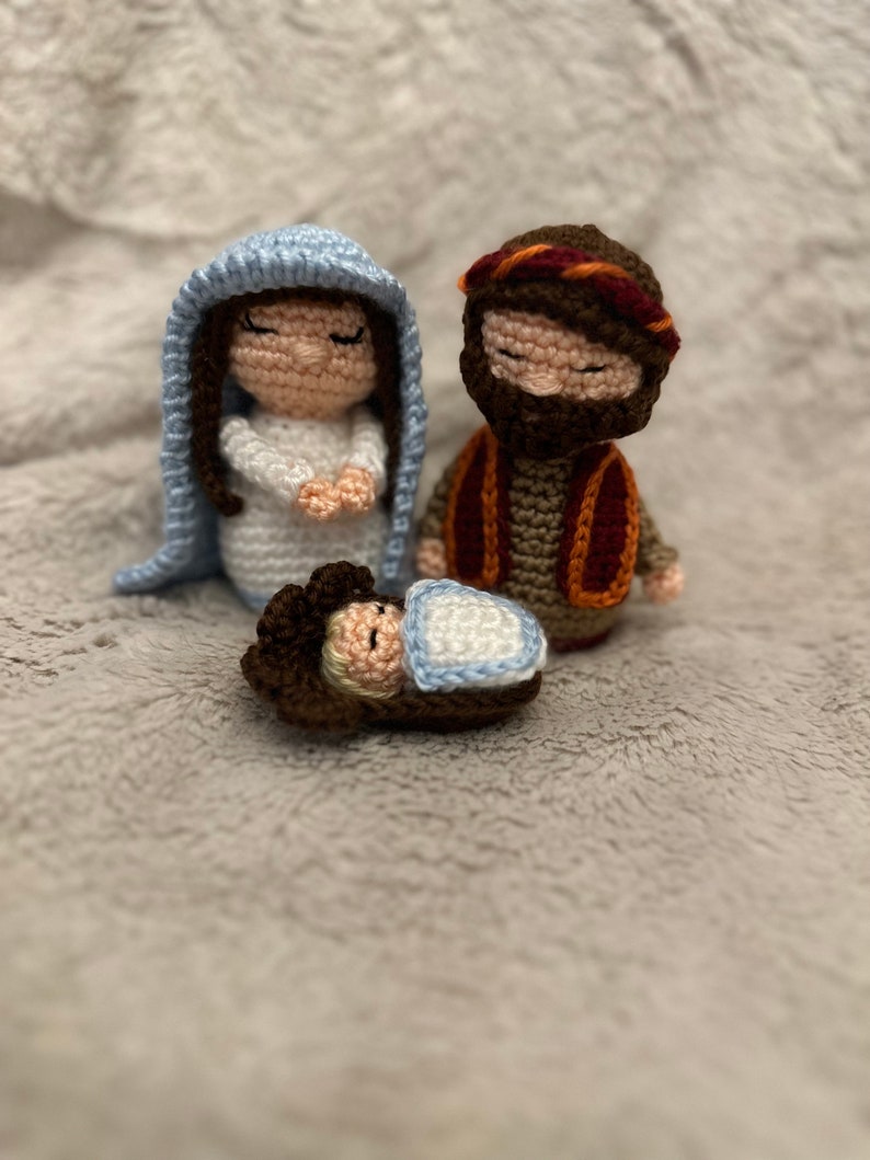Crocheted Nativity Set - Etsy
