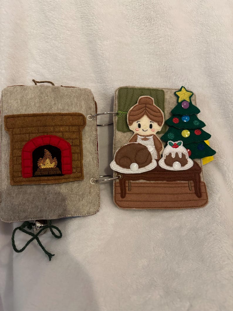 A Christmas Carol Felt Busy Book - Etsy