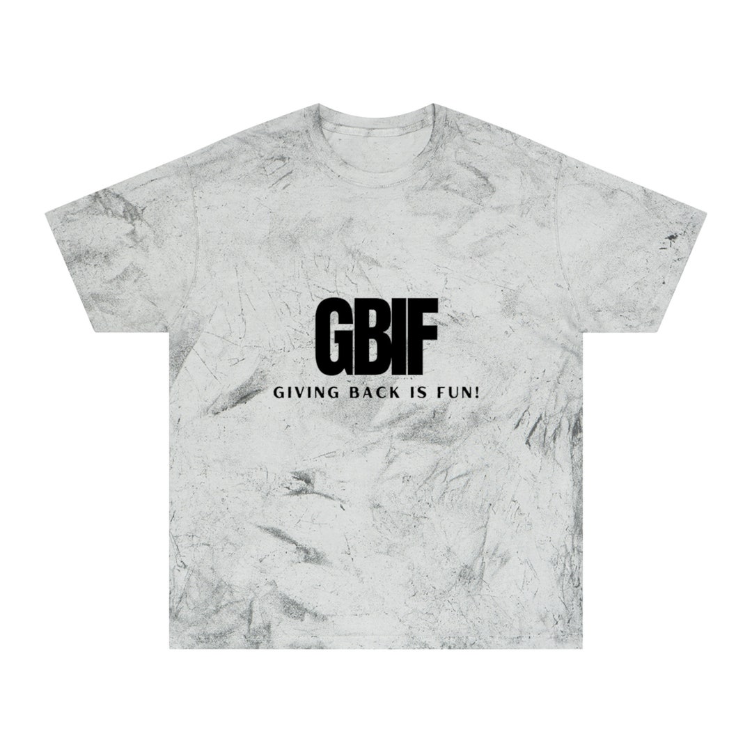 Giving Back is Fun Unisex Color Blast T-shirt - Etsy
