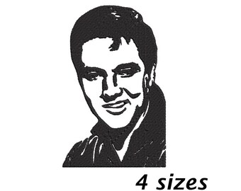 Elvis Embroidery Design - Etsy