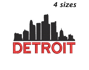 Detroit Embroidery | Etsy