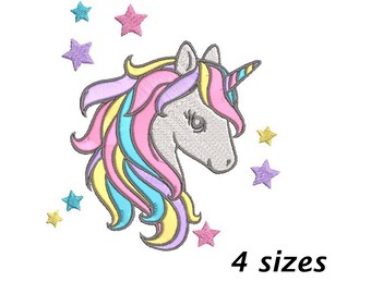 Unicorn Embroidery - Etsy