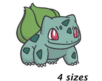 Bulbasaur Embroidery Design - Etsy