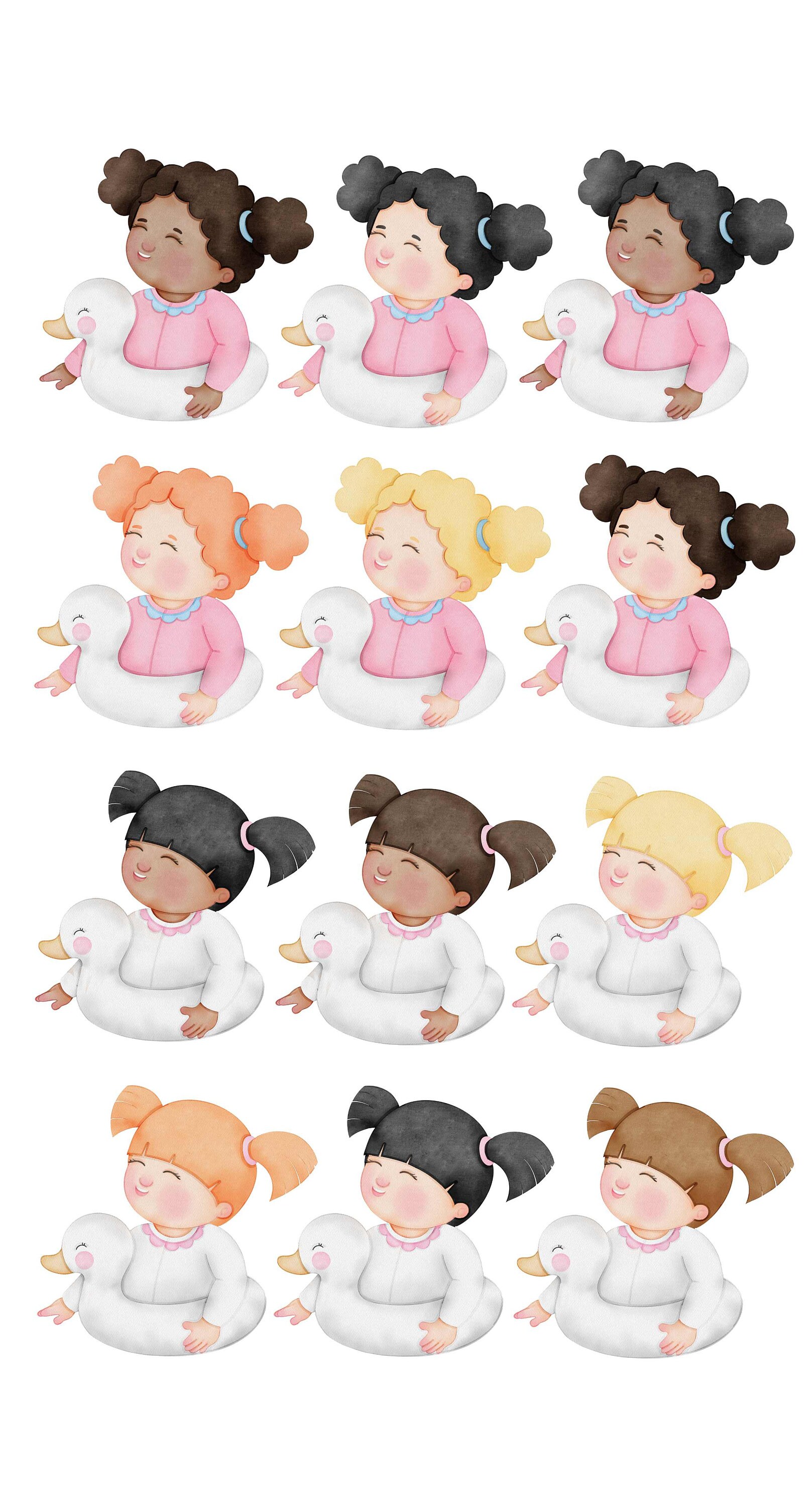 Watercolor Pool Party Clipart Set Summer Party Clipart Watercolor ...