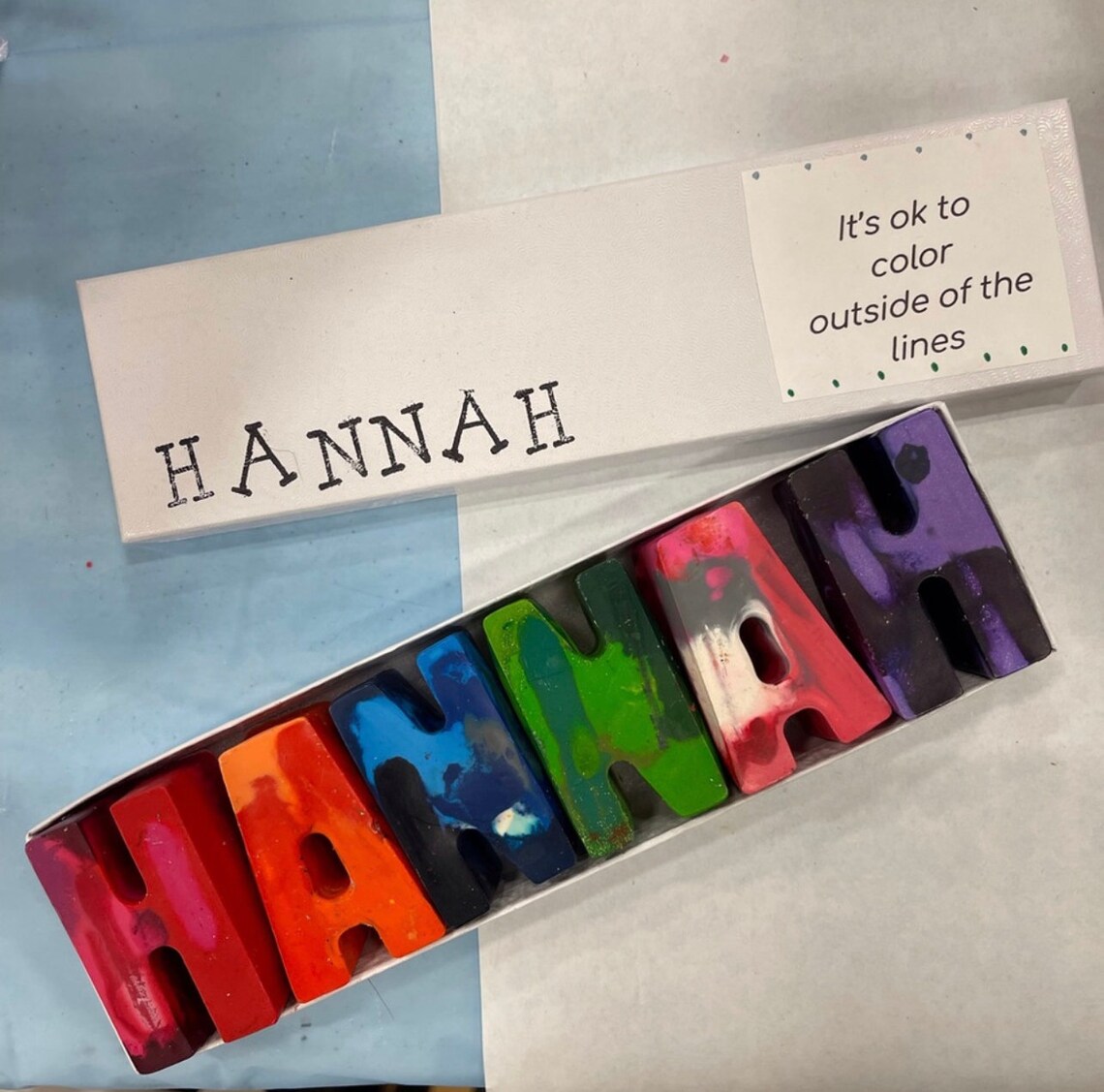 Crayons Custom Name for Coloring or Decor - Etsy