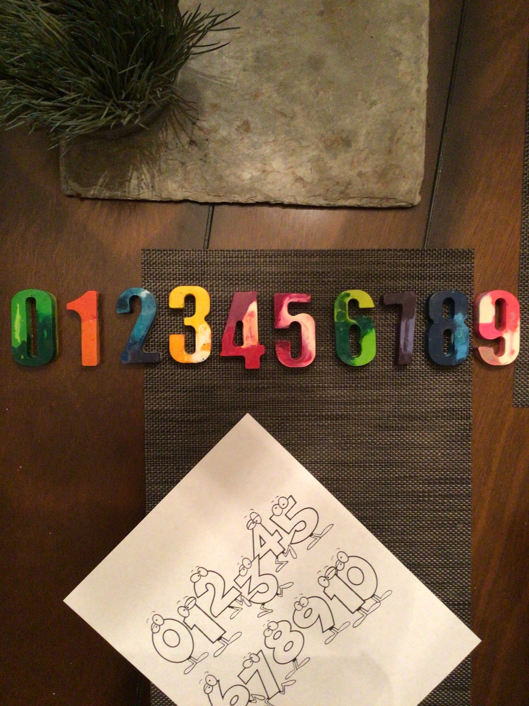 Number Crayons - Party Favors, Sensory Tables, Gifts - Etsy