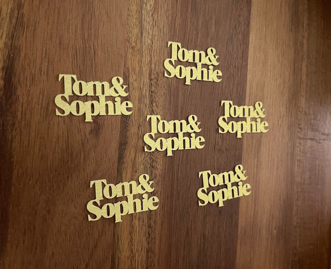 50 Pcs, Wedding Confetti, Engagement Confetti, Anniversary Confetti ...