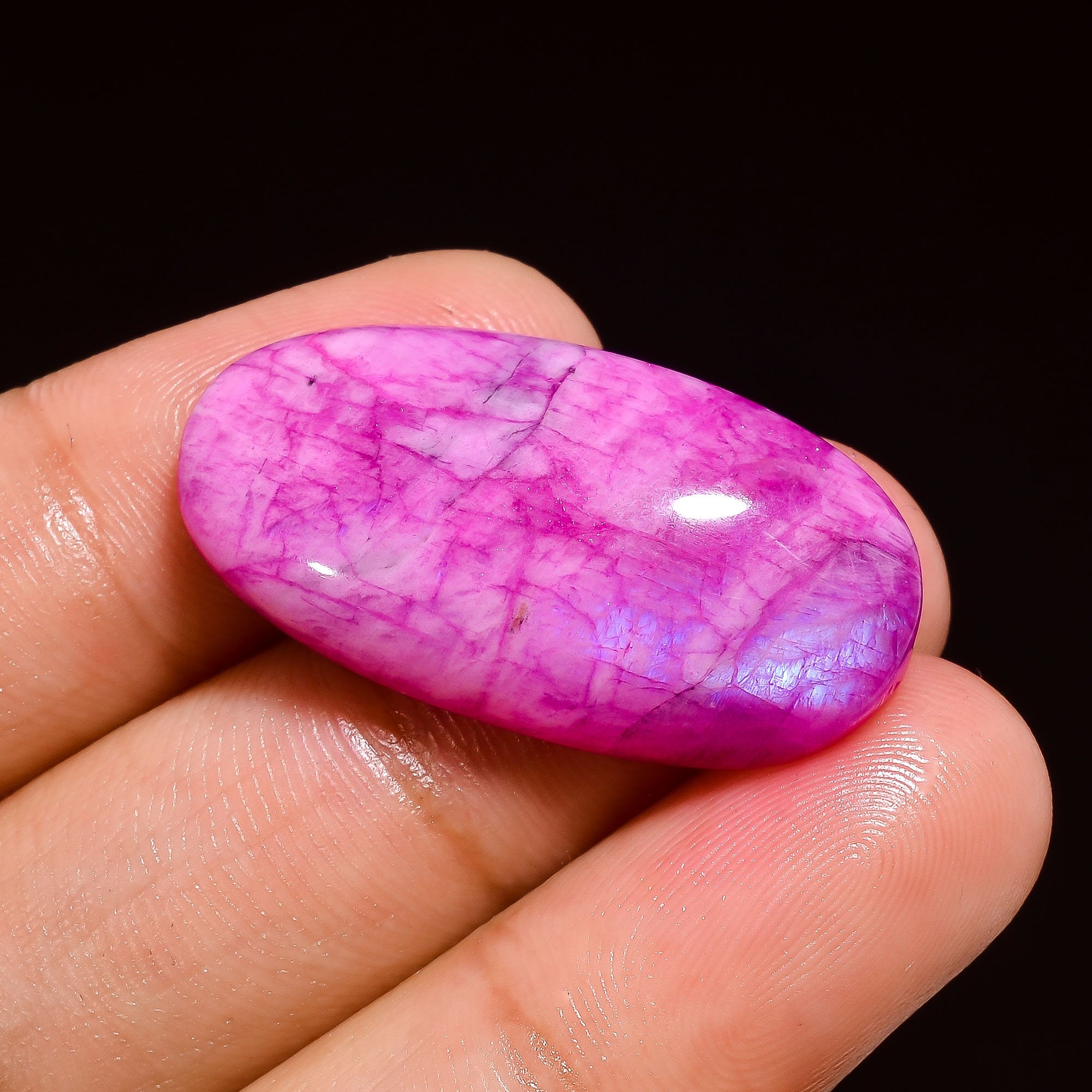 Pink Rainbow Moonstone