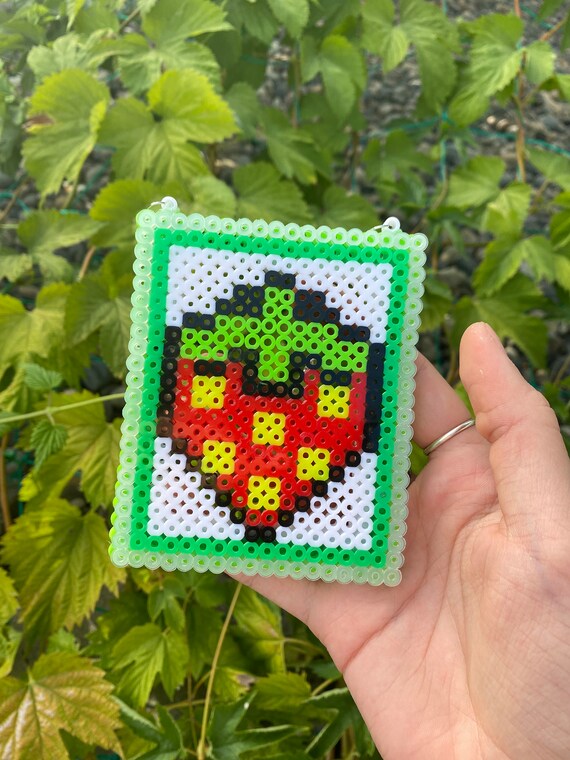 Strawberry Perler Bead Polaroid Holder - Etsy