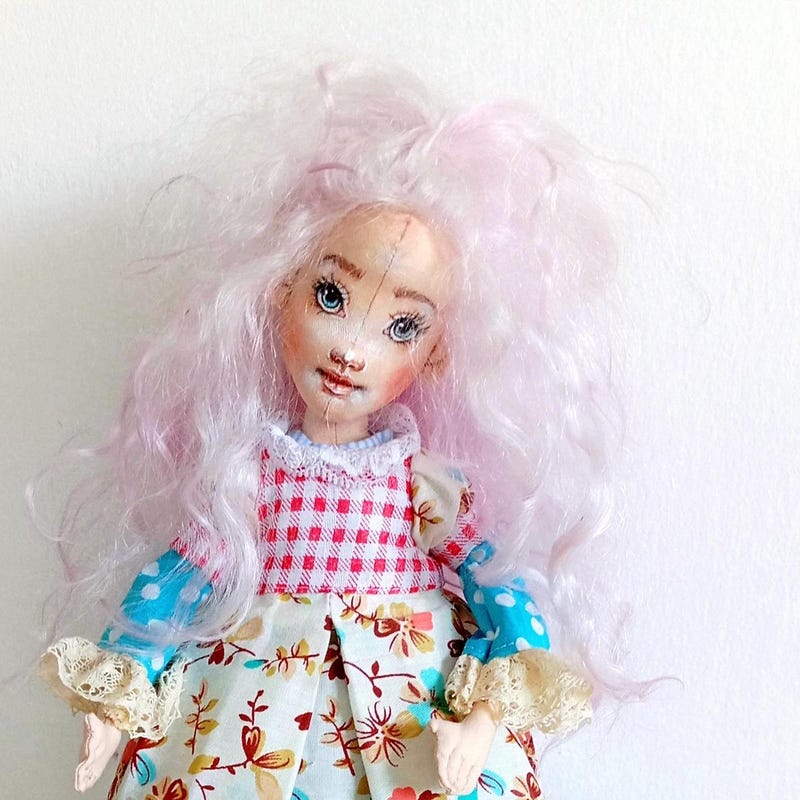 Textile Doll - Etsy