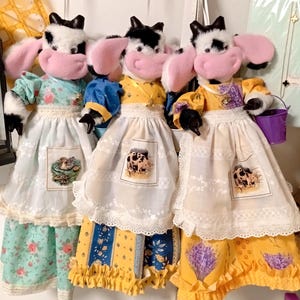 Cow Doll Sachet PDF Sewing Pattern: Beginner Friendly Tutorial - Etsy