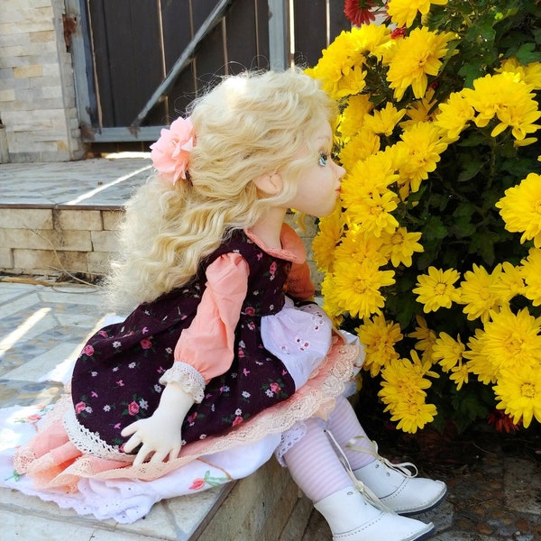 Handmade Fabric Dolls - Etsy